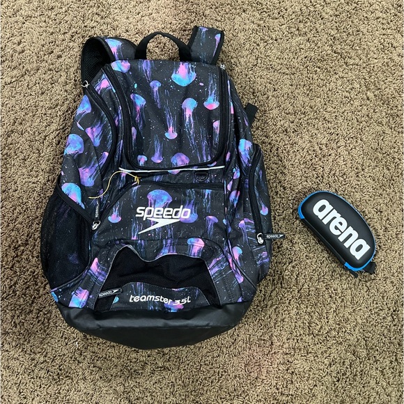Speedo | Bags | Speedo Teamster 35 Liter Jellyfish Swim Backpack W ...